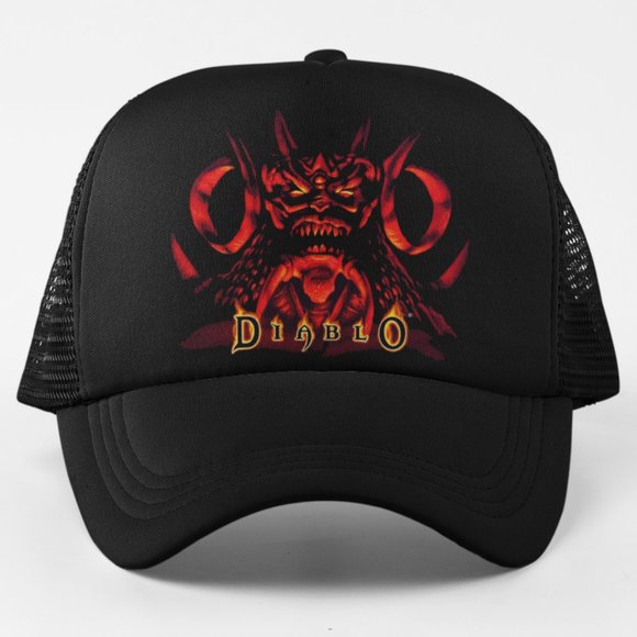 Accessories | New Diablo 1 Original Retro Box Art Foam Trucker Mesh ...